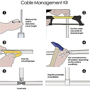 Cord Hider for Wall Mounted Tv Kit 315" Paintable White Baby and Pets Proof Electrical Strip Cord Cover Cable Hider Cable Raceway Wire Covers for Cords Wire Hider Cable Cover Cord Cable Concealer