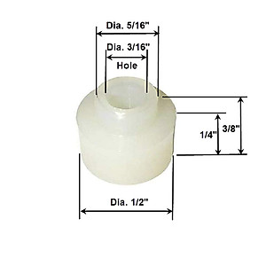 Gordon Glass Shower Door Nylon Pivot Bushing for Framed Pivot Shower Doors | SPB12