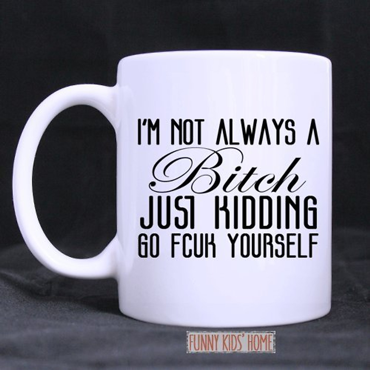 Funny Mug - I'm Not Always a Bitch Just Kidding Go Fuck Yourself Theme Coffee Mug or Tea Cup,ceramic Material Mugs Cool Birthday Gift for Both Men,women,him and Her