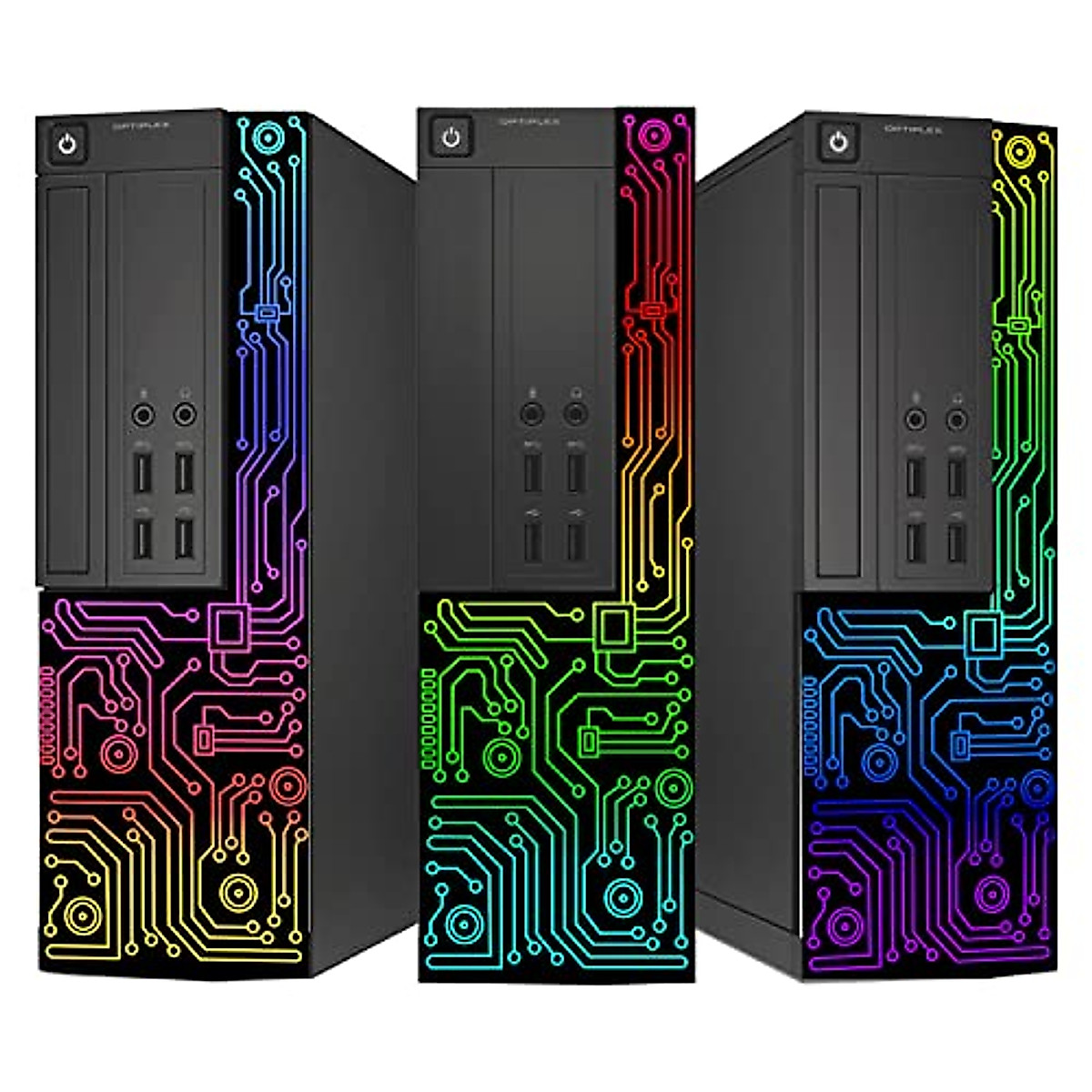 Dell OptiPlex RGB Desktop Computer PC, Intel Core i7 up to 3.8GHz, GeForce GT 1030 2G, 16G RAM, 512G SSD, 24 inch Gaming Monitor, RGB Keyboard Mouse, RGB Speakers, RGB Headset, WiFi, W10P64 (Renewed)