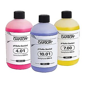 Oakton WD-00654-01 Calibration Buffer, 1.68 pH, 500mL Bottle
