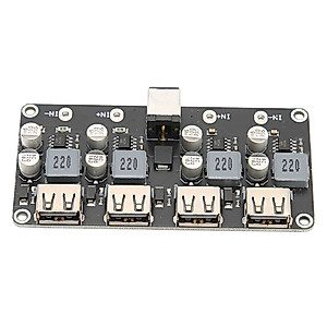 4 Way Charging Module 4 Way Fast Module 12V 24V to QC3.0 Power Module USB Phone Charging Converter Board Charging Power Converters