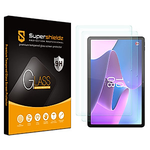 Supershieldz (2 Pack) Designed for Lenovo Tab P11 Pro (2nd Gen) 11.2-inch Screen Protector, (Tempered Glass) Anti Scratch, Bubble Free