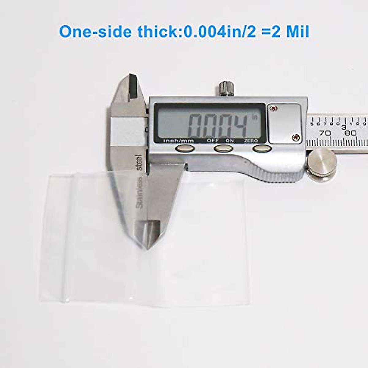 Edvision 2" x 3" Plastic Bags, 200 Count 2 Mil Transparent Resealable Zipper Poly Bags, Reclosable Storage Bags for Jewelry Supplies, Beads, Screws, Small Items