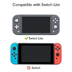 Silicone Case for Nintendo Switch Lite, Anti-Shock, Anti-Scratch and Non-Slip Protective Cover with Ergonomic Grip Design, Drop Protection Grip Case for Nintendo Switch Lite - Turquoise