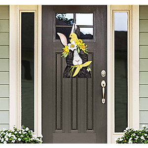 Studio M Door Decor Springtime Friends Decorative Front Door Sign with Handmade Hanger, Durable Fade Resistant PVC, Made in the USA, 13.25"w x 19.75"h