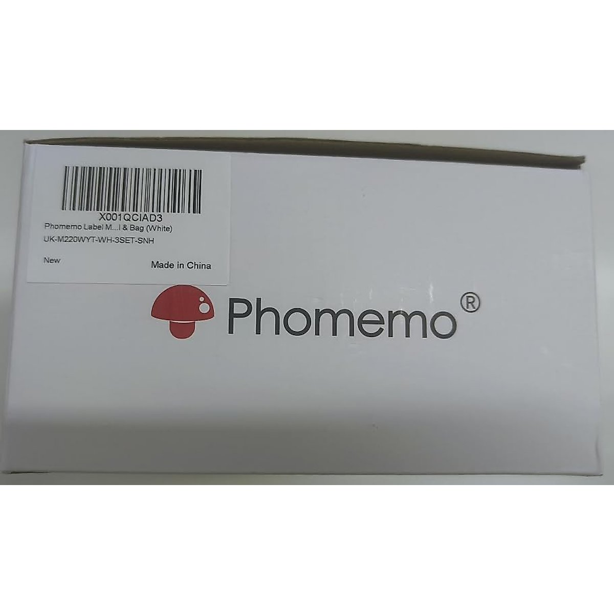 Phomemo Label Maker, Bluetooth Label Printer for Barcode, Address, Home, Mailing, Small Business, Clothing, Portable Label Maker Easy to Use with 3 Rolls Label & Bag