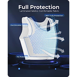 Chest Binder Zipper,Binder Trans for Tomboy Women Cosplay FTM,Transgender Binder