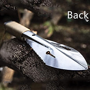 Snow Shovel for Driveway - Tool Stainless Shovel Garden Garden W Detector Steel Digging Tools & Home Improvement