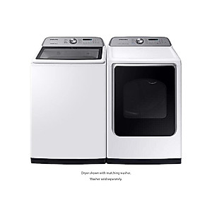 SAMSUNG 7.4 Cu. Ft. White Gas Dryer