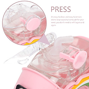 Sippy Cups Water Bottle Doughnut Straw Sippy Cups Large Capacity Leakproof Cup Bottles Sports Water Bottle Water Jug for Girls Boys Sippy Cup