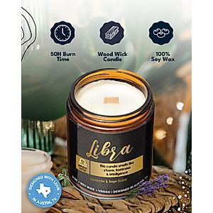 Libra Candle Zodiac, Libra Birthday Gifts for Women & Men, Gifts for A Libra Gifts for Women Zodiac Candles, Astrology Gifts for Women, Zodiac Gifts for Women, Zodiac Sign Gifts for Astrology Lovers