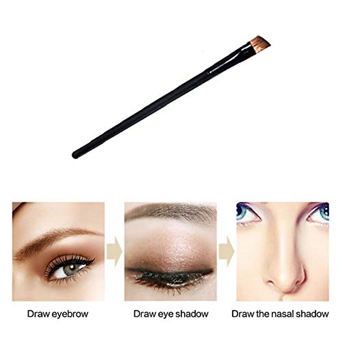 Moakxer Eyebrow Powder,Waterproof Eyebrow Stamp Powder Seal Perfect Nature Eye Brow Powder Tinting Coloring Kit Delicate Shape (301# Light Brown)