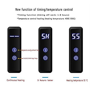 Towel Warmer 6 Bar Freestanding & Wall Mounted Heated Drying Rack Aluminum Frame Home Bathroom Space Saving Stainless Steel Heating Drying Rack (Color : Gold)