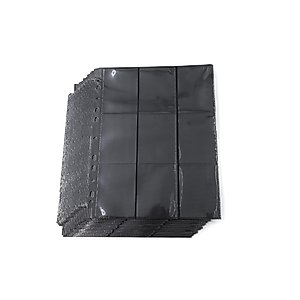 Dungeontech Superior Protection: Sideloading Card Sleeves Keep Your Collection Pristine!, Double-Sided 9-Pocket (20-Pack, Holds 360 Cards Total)