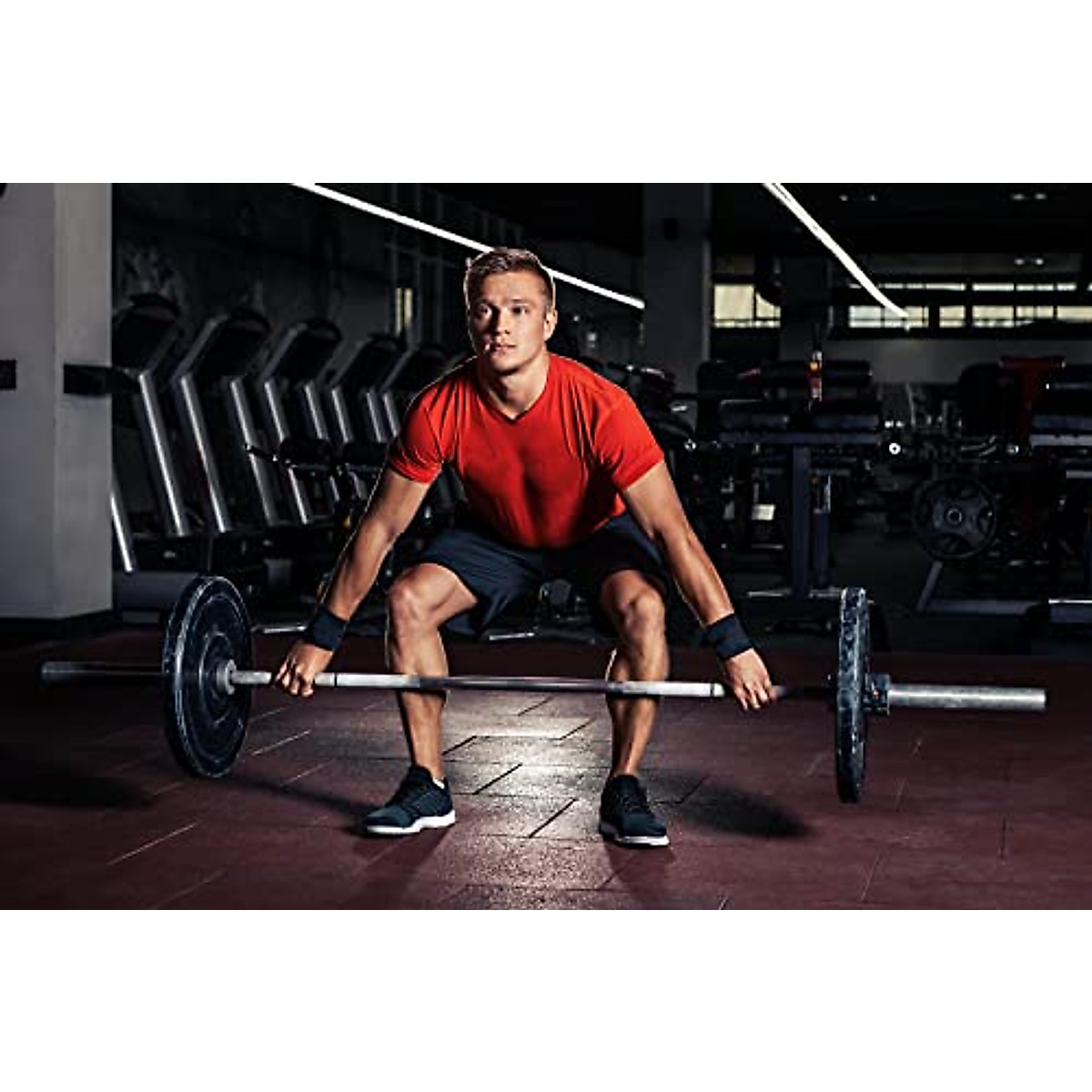 LC Fitness Olympic Barbell Clamps Collars Quick Release Pair Weight Clips for 2 inch Barbell (Black)