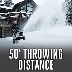 EGO Power+ SNT2406-4 24" 2-Stage Snow Thrower with (4) 10Ah Batteries and (2) 700W Turbo Chargers