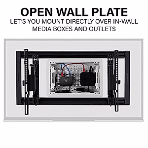 Sanus Advanced Tilt 4D Premium TV Wall Mount Bracket For Most 42"- 90" Flat Screen TVs - Universal Low Profile Tilting TV Mount. Fits 16",18",24" Studs-Max Weight 150 lbs & Max VESA 600 x 400mm - VLT7