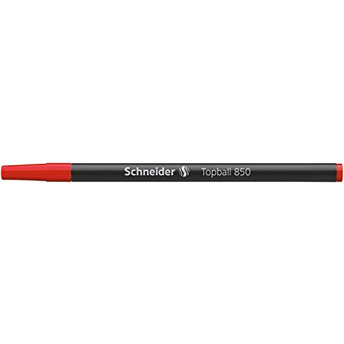 Schneider Topball 850 Refill in Euro-Format for Ink Roller Pen 0.5 mm Red Pack of 10