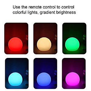 3.1In Led Ball, 4Pcs Floating Pool Lights, Ip67 Waterproof Level, Pool Glow Ball Lights for Pool Beach Garden Patio Decorative Night Light, Pool Party Decorations Pool Balls for Swimming Pool Poo