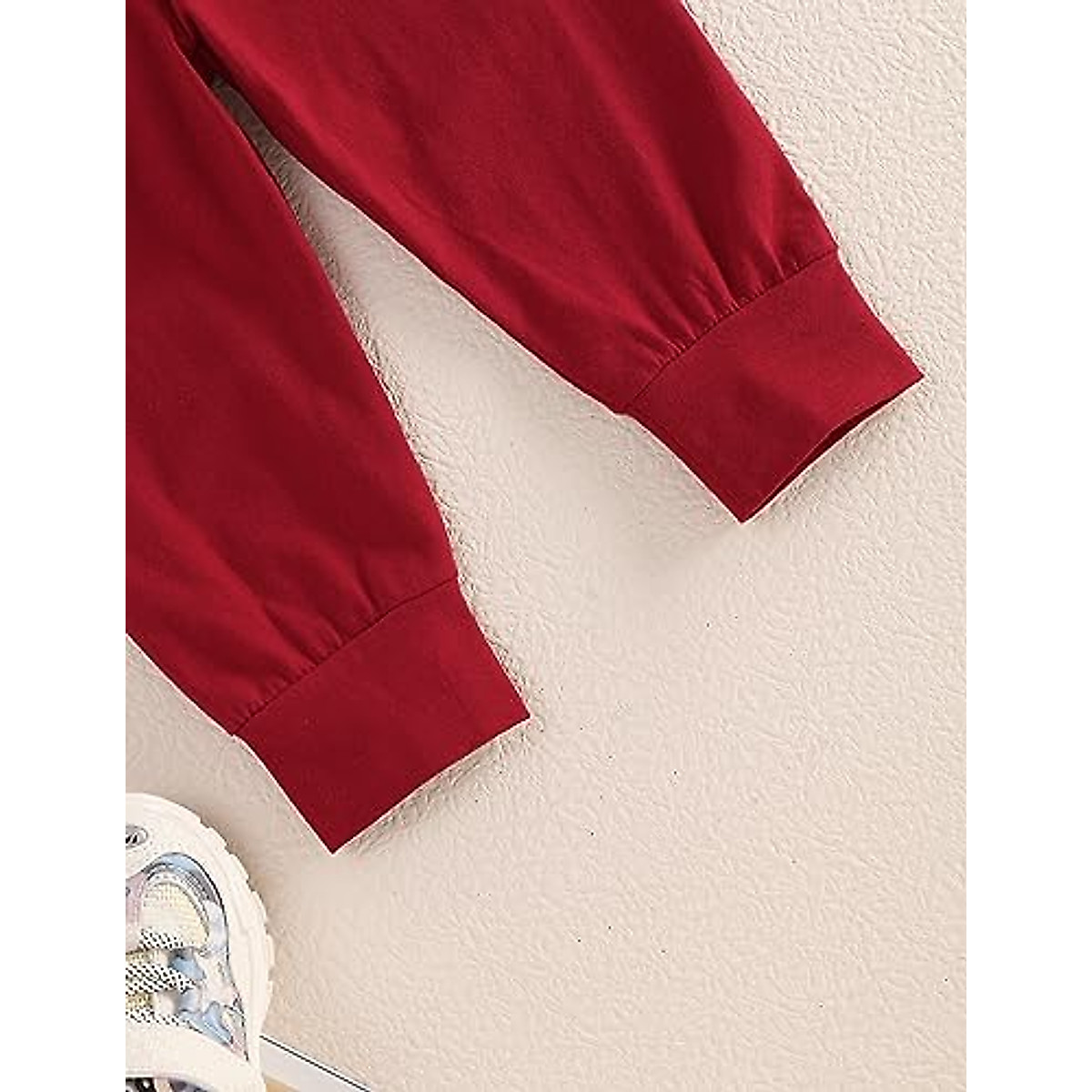 FoWear Baby Girl Clothes Ruffle Floral Top and Pants Toddler Baby Girl Clothes 3Pcs Fall Baby Girl Outfits Brown 18-24 Months