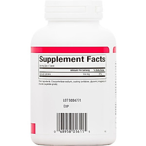 Natural Factors, Calcium Citrate, Helps Maintain Strong Bones and Teeth, 90 tablets (90 servings)