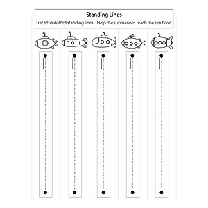 Pen Control Tracing Workbook for Kids: Learn to write patterns, lines, shapes to practice pencil control
