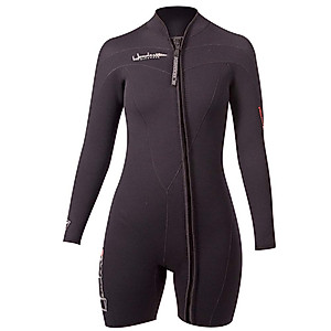 Henderson Woman Thermoprene Long Sleeve Shorty / Jacket (Front Zip) 3mm Scuba Wetsuit, Size: 8
