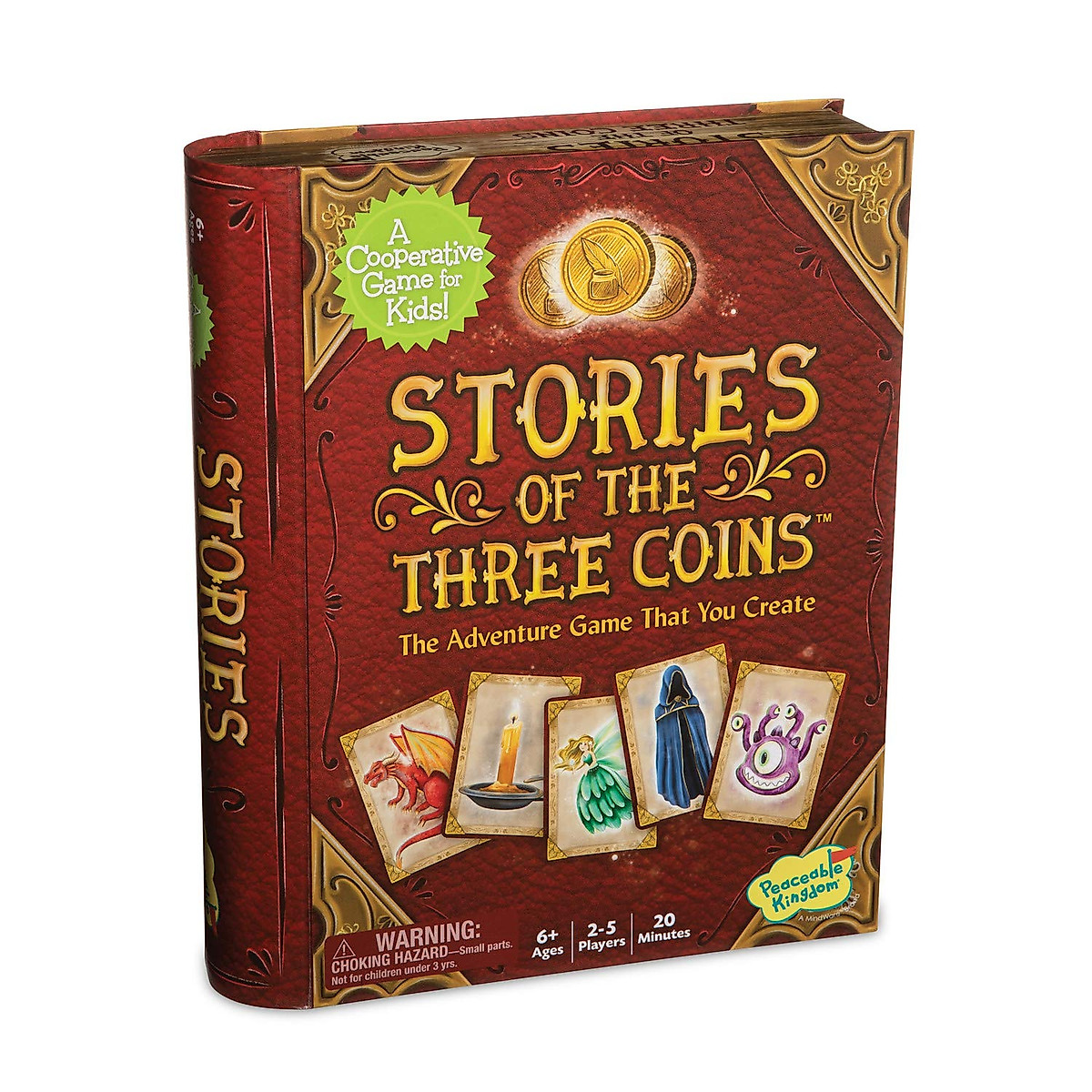 Peaceable Kingdom Stories of The Three Coins – Cooperative Storytelling Game – Use Teamwork to Win! – Great for Families with Kids Ages 6 & up – Fun Classroom Game