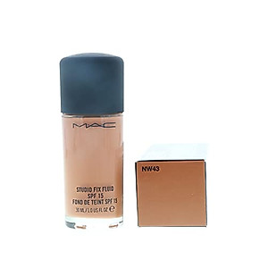 M.A.C. Studio Fix Fluid Foundation SPF 15 Boxed, NW43, 1 Count (A10)