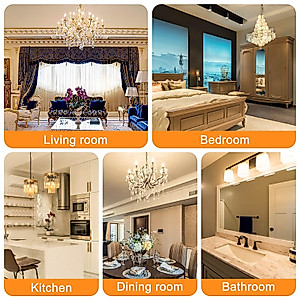 BROLSKUN G9 LED Light Bulbs 8W, Warm White Light, 60W - 80W Halogen Equivalent, Dimmable G9 Bi-Pin Base for Chandelier Lights Bulb Foyer Lights Ceiling Light Bulb (3 Pack)