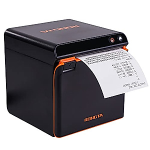 Rongta Thermal Receipt Printer, Pos Printer, 80mm Restaurant Kitchen Printer with Auto Cutter,Sound Alarm,Support Cash Drawer ESC/POS,USB+Ethernet Interface for Windows/Mac/Linux(ACE H1)