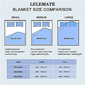 American Musical Flannel Blanket Ultra Soft Home Decor Air Conditioned Throw Bed Blanket for Camp Sofa Chair Couch 50"X40"