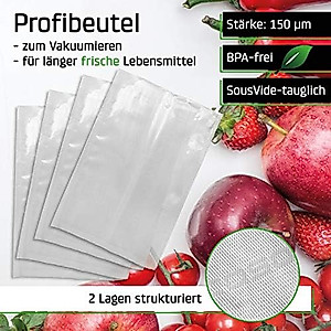 CASO Germany Vacuum Sealer Rolls, 7.9 by 236.2-Inch, Set of 2