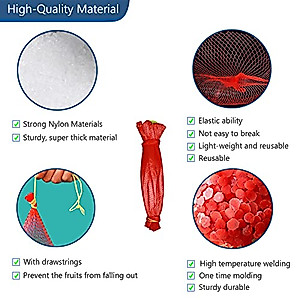 Watermelon Nets Heavy Duty Watermelon Nets Hanging Watermelon Nets, Melon Hammock for Garden Reusable Melon Sling Melon Net Bag for Watermelon, Honeydew Melon, Cucumbers, Potato 23 Inches 50 Pack