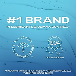 K-Y Jelly Water Based Lube For Sex, Anal Lube, Non-Greasy Water Based Personal Lubricant, pH Friendly Sex Lube Can Be Used With Sex Toys For Women & Male Sex Toys, Condom Friendly Personal Lube, 2 oz