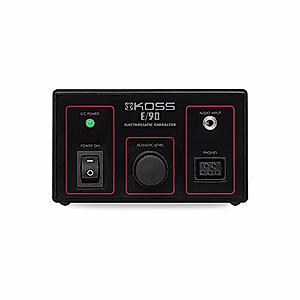 Koss ESP-950 Electrostatic Stereophone, Full Size Over-Ear Headphone, Leather Carrying Case Included, Black