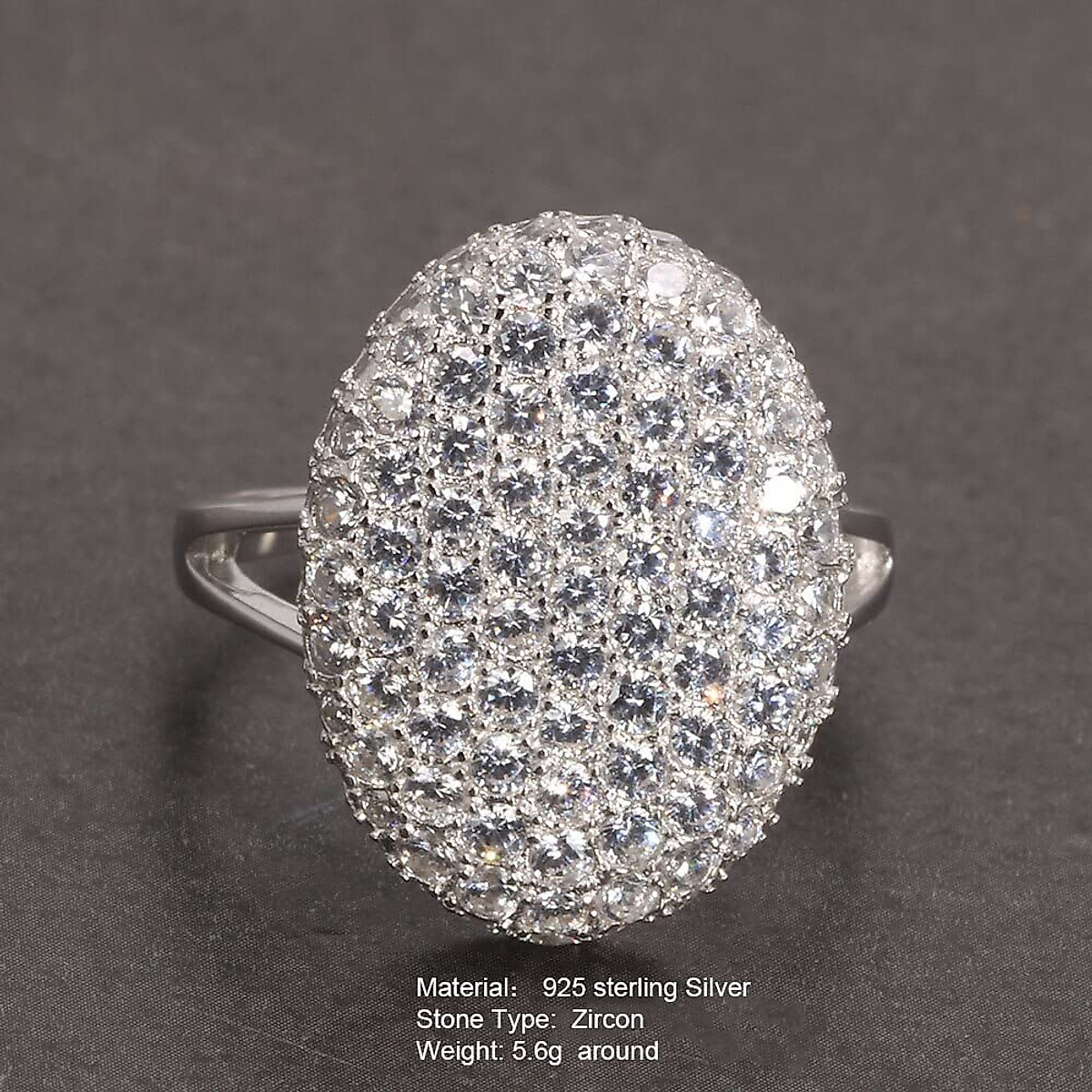 Genuine Silver Twilight Bella Swan Wedding Ring, 925 Sterling Silver, Women's Ring Micro Pavé Zircon Ring with a Jewelry Heart Box, Breaking Dawn Bella Swan engagement ring (10)