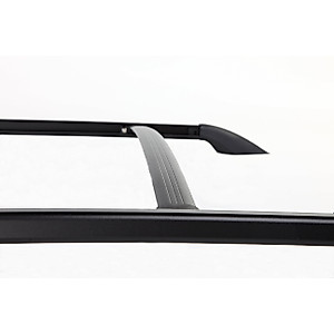 Perrycraft AV4158-B Aventura Black 41" Wide x 58" Long Complete Ready-to-Install, Drill-in Installation Roof Rack Kit - 110 lb. Capacity
