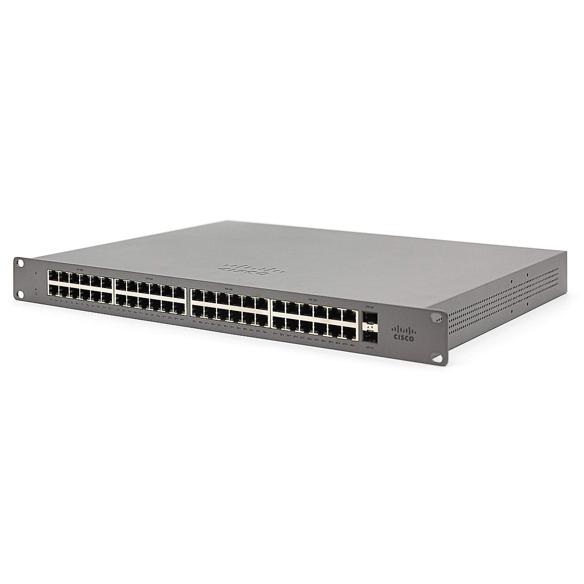 Meraki Go by Cisco | 48 Port PoE Network Switch | Cloud Managed | Power over Ethernet | [GS110-48P-HW-US]