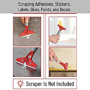 Bates- Replacement Scraper Blades, 4 Inch, 30 Pcs, Scraper Blades, Floor Scrapper Blade, Replacement Razor Blades, Carbon Steel Razor Blades, Paint Scraper Blades, 4 Inch Scraper Blades