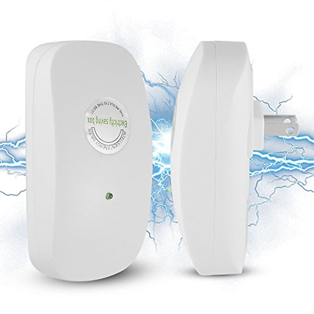 Electricity Saving Box, Intellegent Energy Saver for Air conditioners, Refrigerators, Washing Machines, Electric Fans, TV, etc, US Plug