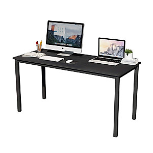 SogesGame YL-AC3-160VB-US8 Home Office Desks, X-Large, Black
