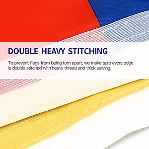Anley Fly Breeze 3x5 Foot Multi Line American Flag - Vivid Color and Fade proof - Canvas Header and Double Stitched - Supporting Our First Responders Flags Polyester with Brass Grommets 3 X 5 Ft