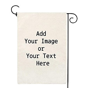 Personalized Garden Flag Outside 12x18 Custom Flag DIY Your Own Logo/Design/Words Home Flags Double Sided Custom Yard Flags Banners