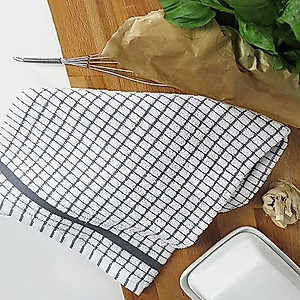 Samuel Lamont Poli Dri 100% Cotton Dish Towel - Charcoal Grey