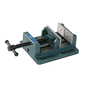 JET J-2530, 15-Inch Benchtop Drill Press, 3/4-HP, 115V 1PH (354401) & Wilton LP4 Low Profile Drill Press Vise, 4" Jaw Width, 4" Jaw Opening (11744)