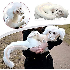 Falcore Luck Dragon Plush, Falkor from The Neverending Story Handmade Plush Toy, Plushies Large, Luck Dragon Neverending Story First for Daughter (E)