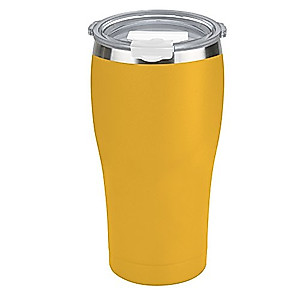 Tahoe Trails 30 oz Stainless Steel Tumbler Vacuum Insulated Double Wall Travel Cup With Lid, Mango 69-235-1002
