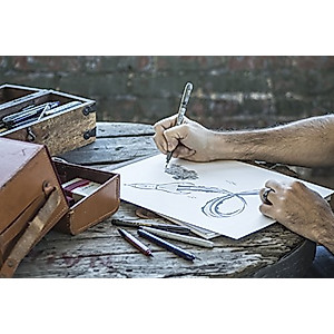 Zebra Pen Zensations Brush Pen, Brush Tip, Black Water-Resistant Ink, 1-Pack